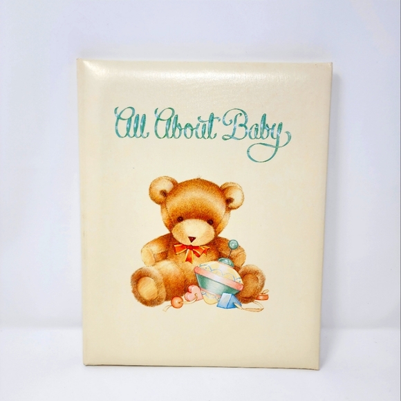 Hallmark | Accents | Vintage Hallmark All About Baby Keepsake Book ...